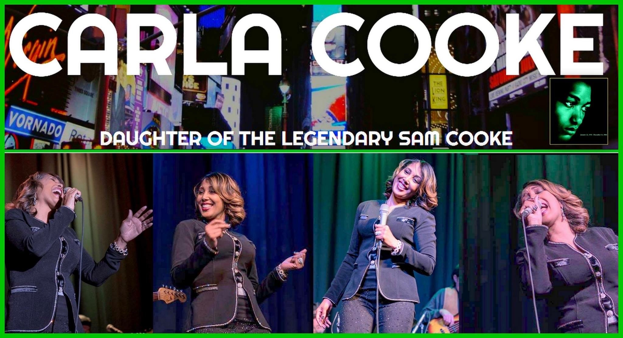 CARLA COOKE – Daughter of The Legendary Sam Cooke